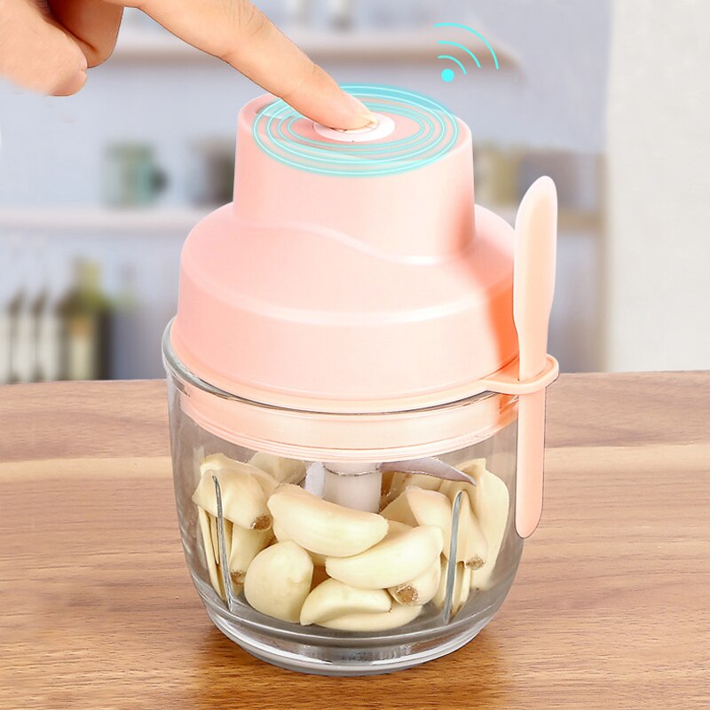 Electric Mini Garlic Masher Vegetable Grinder Wire... – Vicedeal