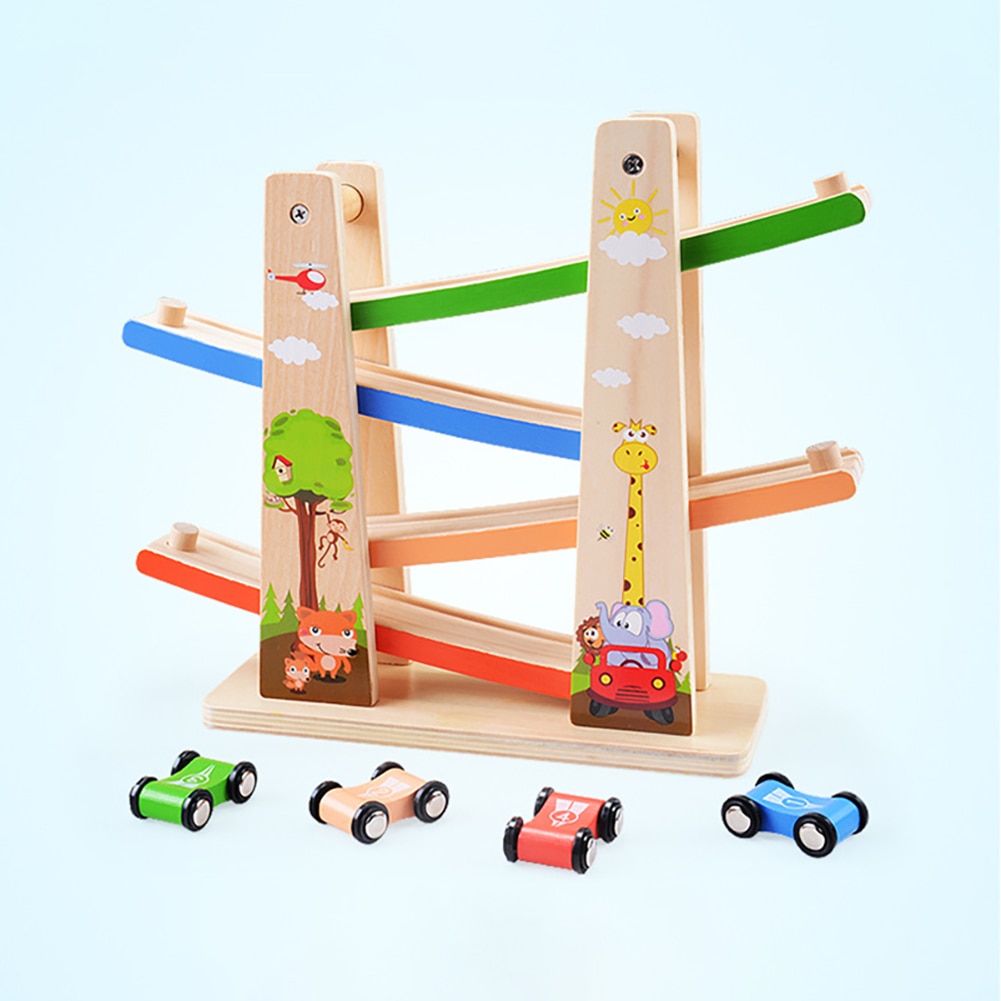 Wooden Glider Track Trolley Children Fun Baby Glid... – Vicedeal