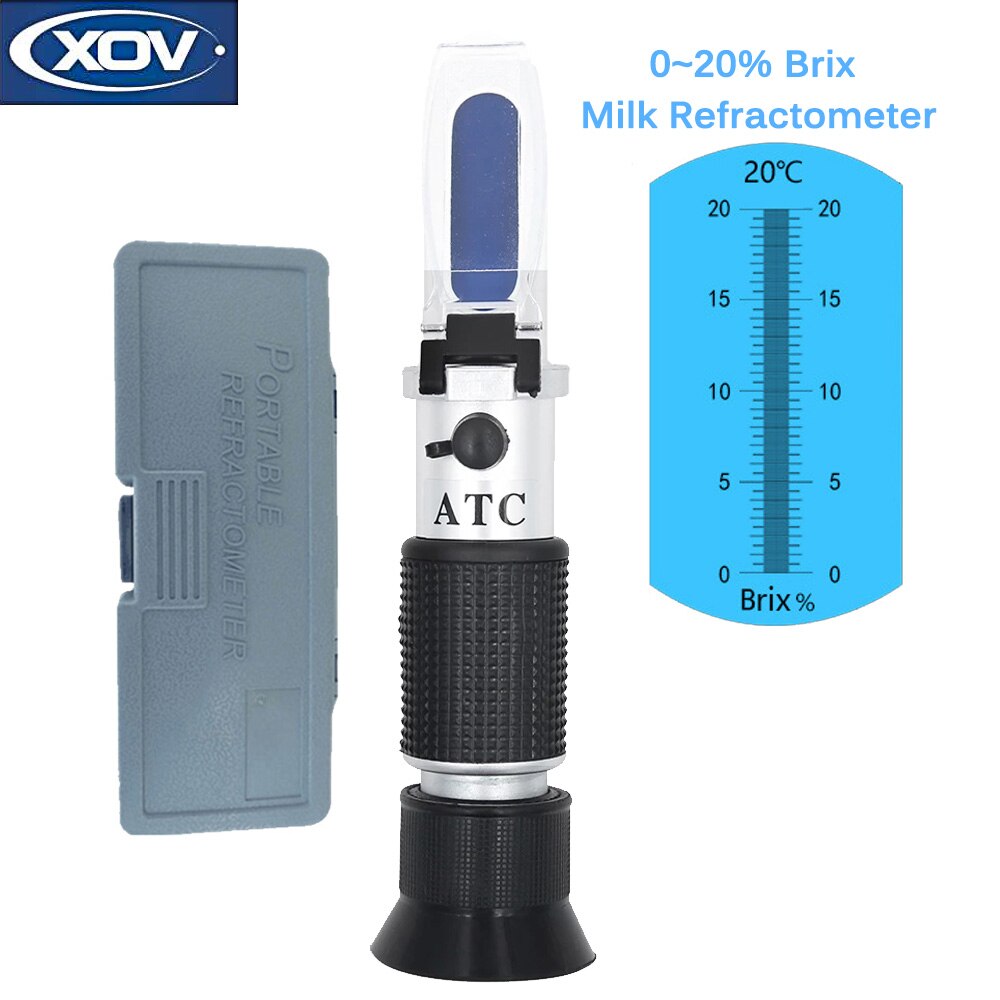 0-20%/0-32% Brix Refractometer Milk Tester Sugar C... – Grandado