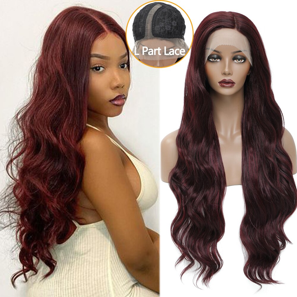Ombre Brown Synthetic Lace Hair Wigs For Women Hig... – Vicedeal