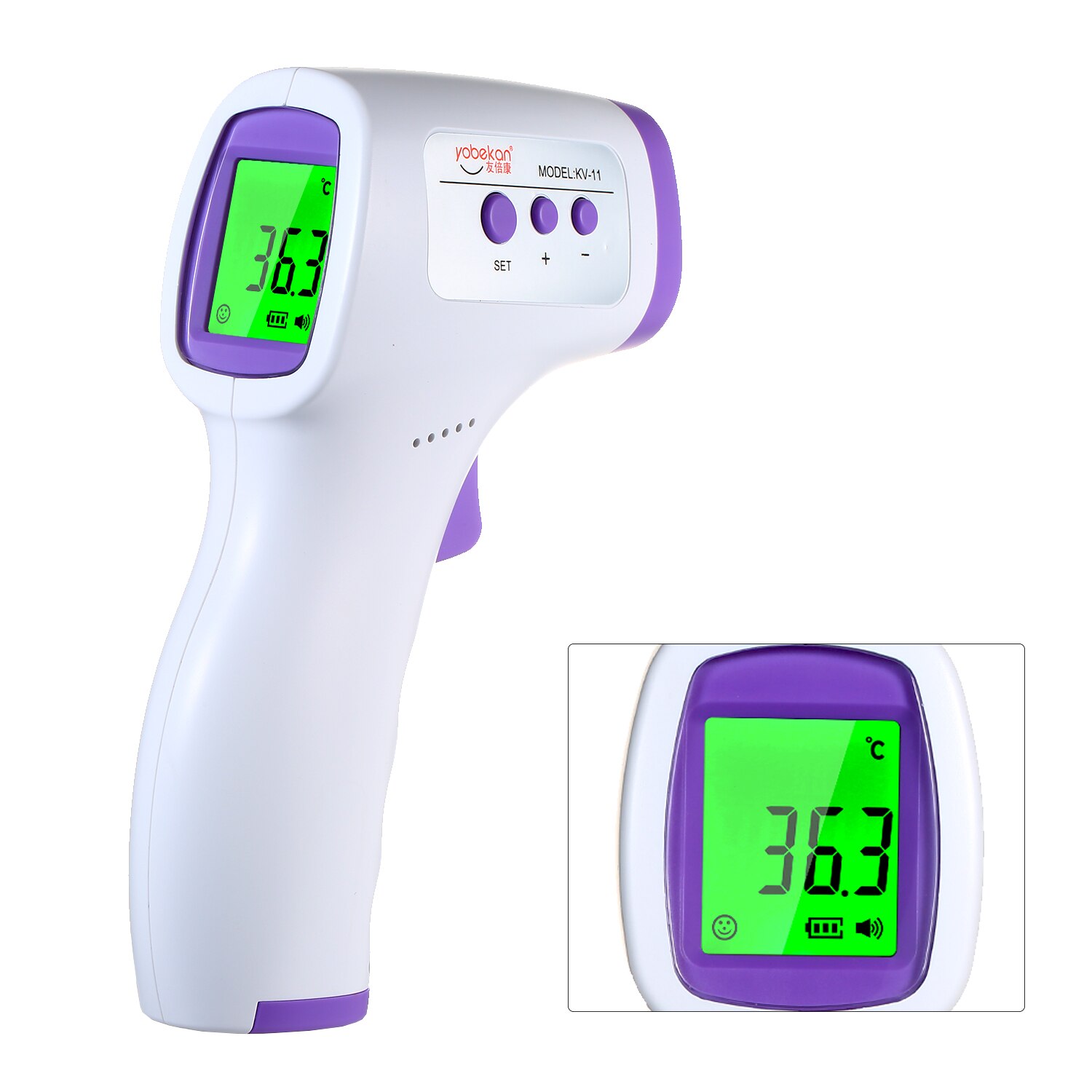 Digital Infrared Forehead Thermometer LCD IR Therm... – Grandado