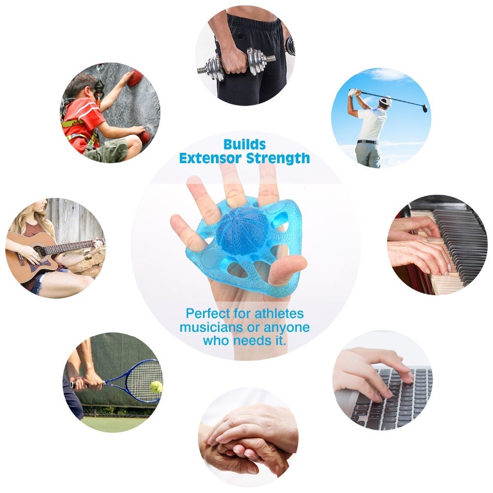 Hand Grip Exerciser Ball Vinger Uitoefenaar & ... – Grandado