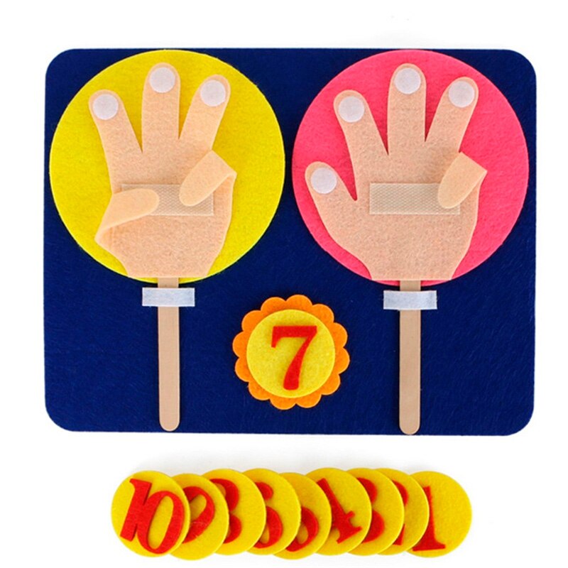 Felt Finger Numbers For Children Early Learning Di... – Grandado