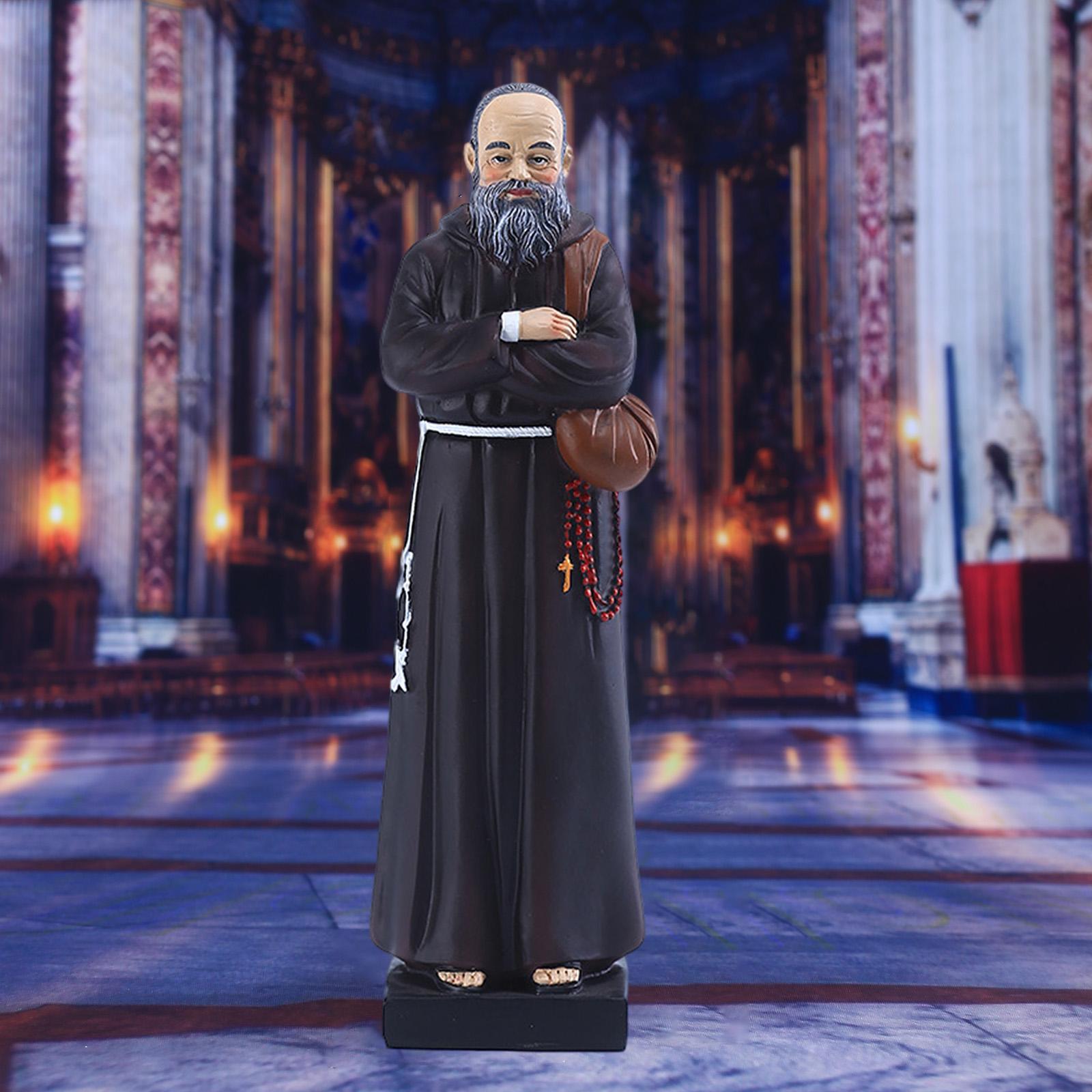 Priest Statue Religious Sculpture Blessed Catholic... – Grandado