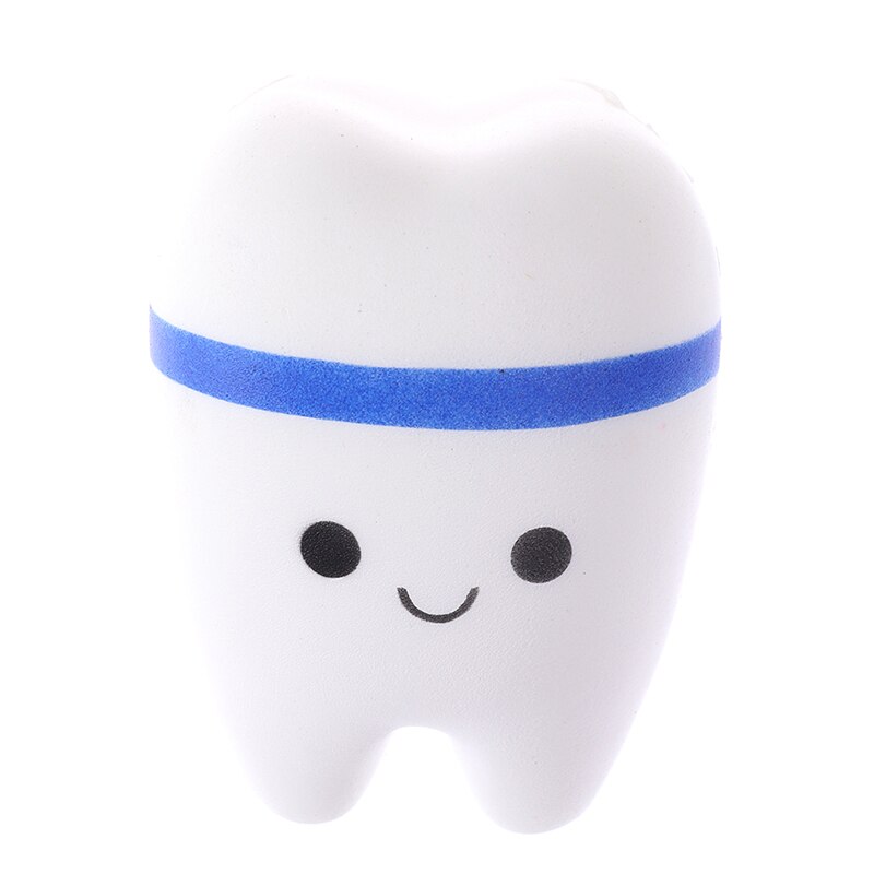 Teeth Antistress Soft Squeeze Bread Toy 1pc Rainbo... – Vicedeal