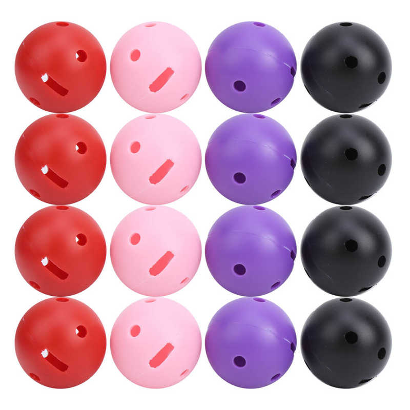 16Pcs/Bag Ball Plastic Square Hole Ball 4Pcs Pink ... – Grandado
