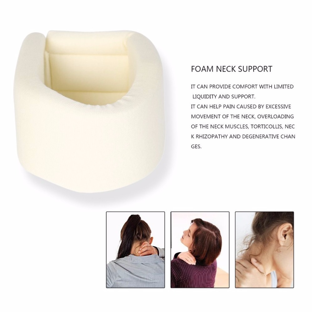 Soft Firm Foam Neck Brace Cervical Collar Jaw Spin... – Vicedeal
