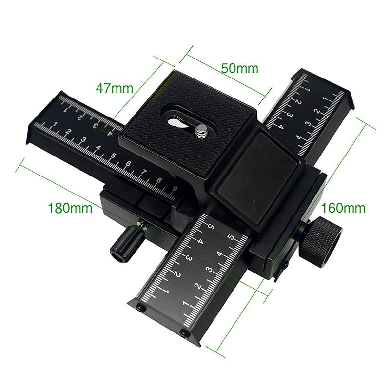 4 Way Macro Focusing Rail Slider With Screw Adjust... – Grandado