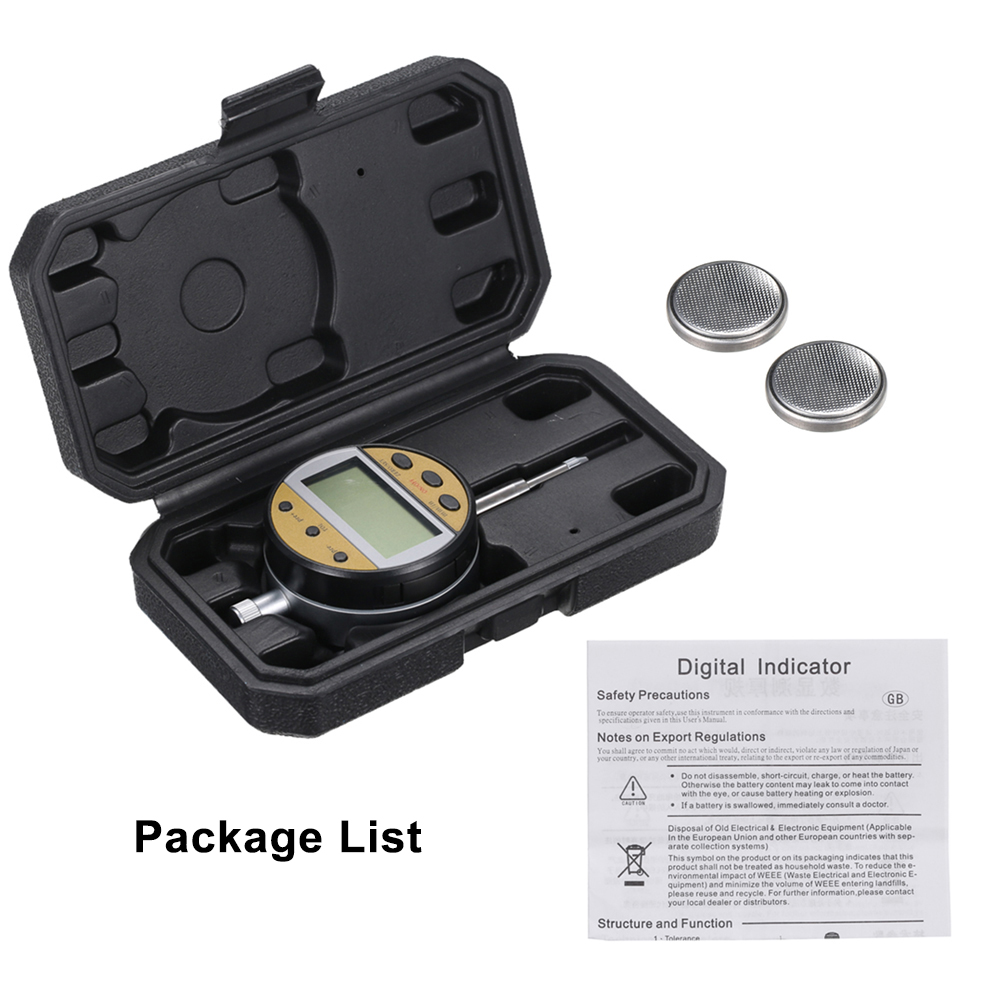 Digital Dial Indicator Gauge Metric Indicator Lcd-... – Grandado