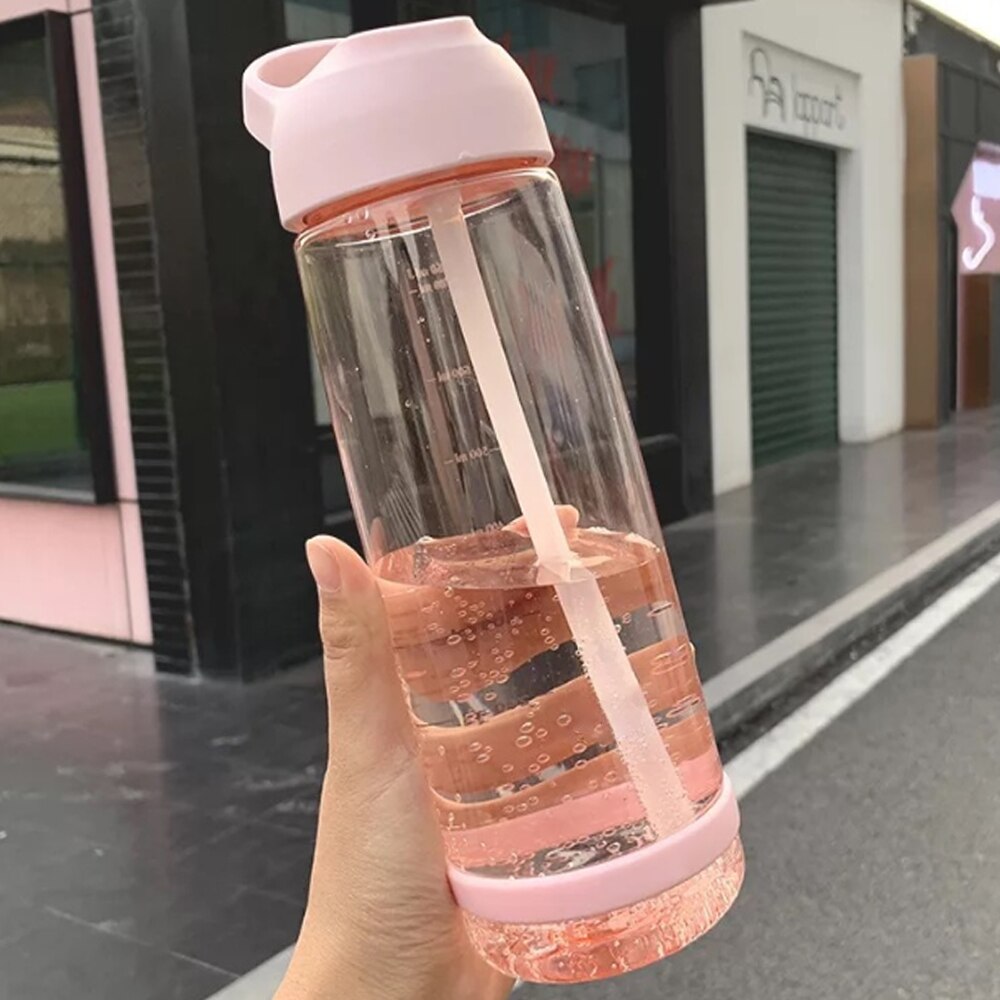Outdoor Water Fles Met Stro Sport Flessen Lekvrije... – Vicedeal