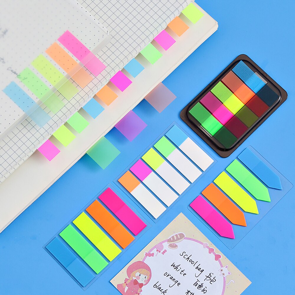 Fluorescence colour Self Adhesive Memo Pad Sticky ... – Grandado