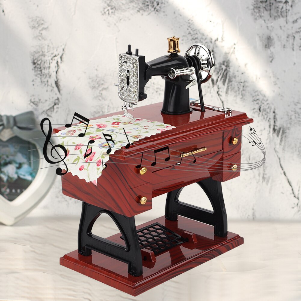 Music Box Sewing Machine Music Box European Crafts... – Grandado