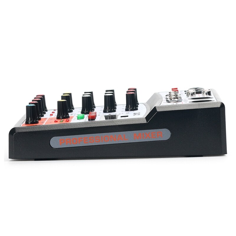 4 Channels Audio Sound Mixer Mixing DJ Console USB... – Grandado