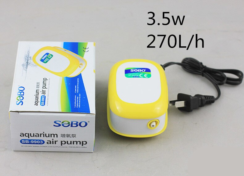 Aquarium oxygen pump aerator pump aerator pine SB9... – Vicedeal