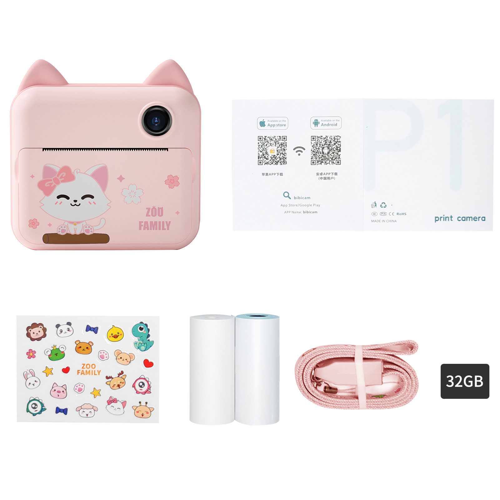 Kids Instant Print Camera Wifi Thermische Printer ... – Vicedeal