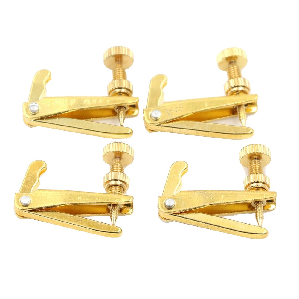 4pcs 4/4-3/4,1/4-2/1 Violin Use Plated Iron Violin... – Grandado