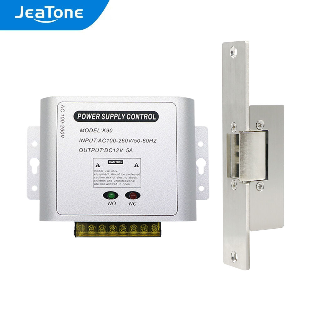 Jeatone Electric Strike Lock Narrow Type Door Lock... – Vicedeal