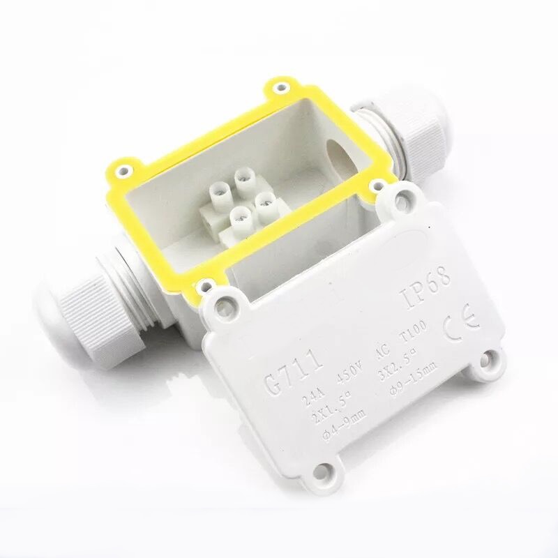 IP68 2-way Waterdichte Junction Box Plastic Outdoo... – Grandado