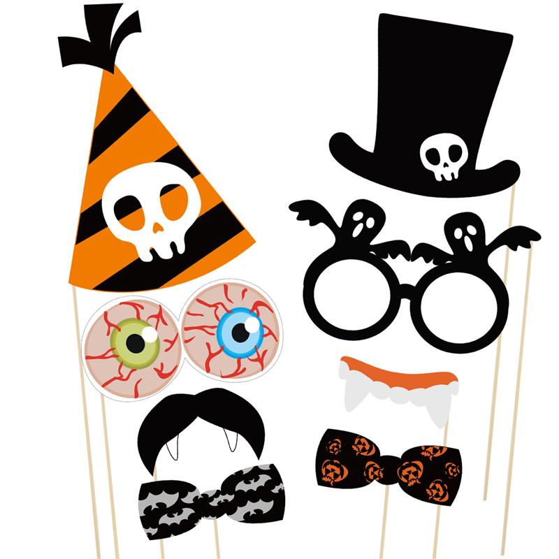 Tinksky 47pcs Halloween Party Photo Booth Props Ha... – Vicedeal