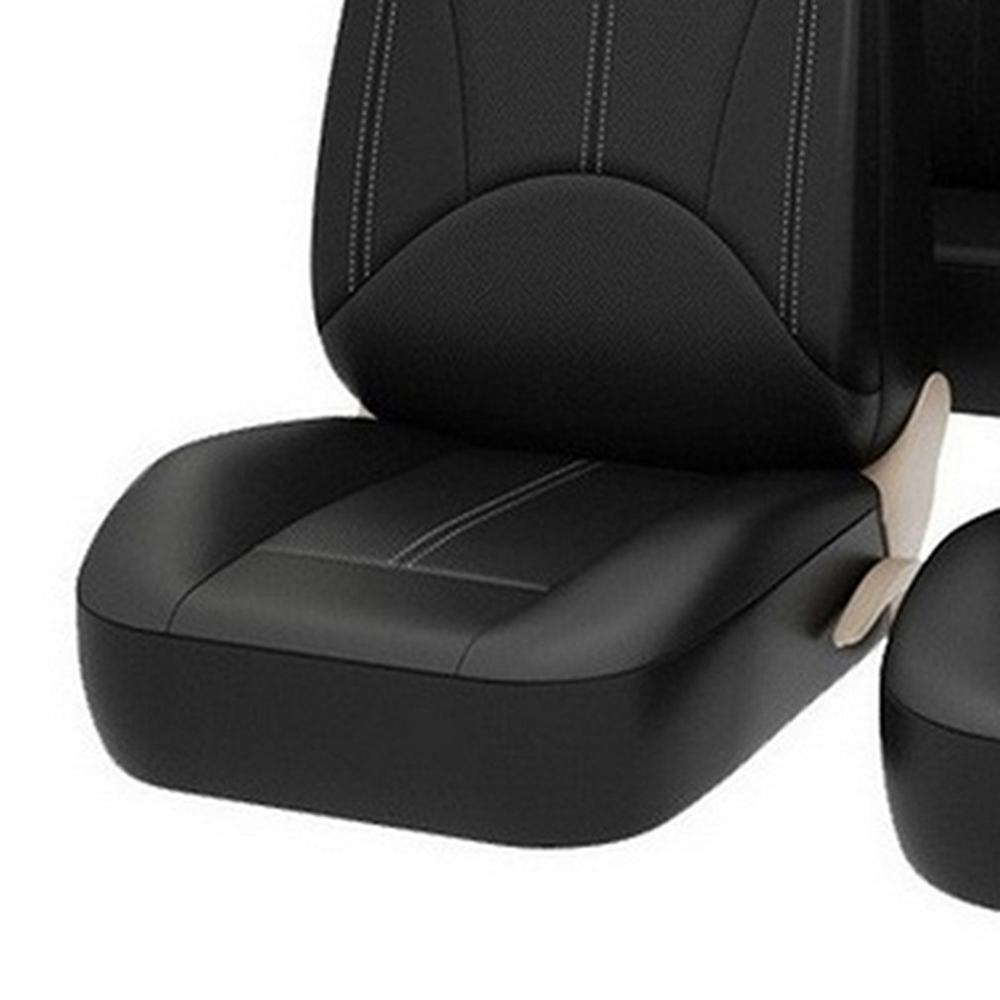 9ps Pu leather Car Seat Cover Artificial Leather F... – Grandado