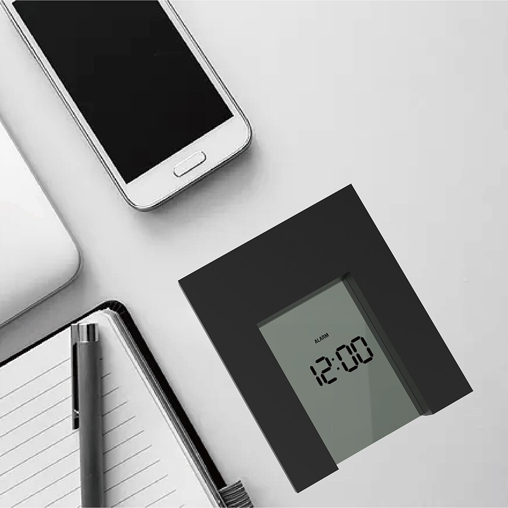 Electronic Desktop LCD Calendar Alarm clock with I... – Grandado