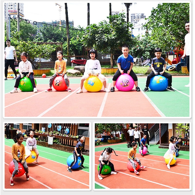 65cm Inflatable Bouncing Ball Random Color Jumping... – Grandado