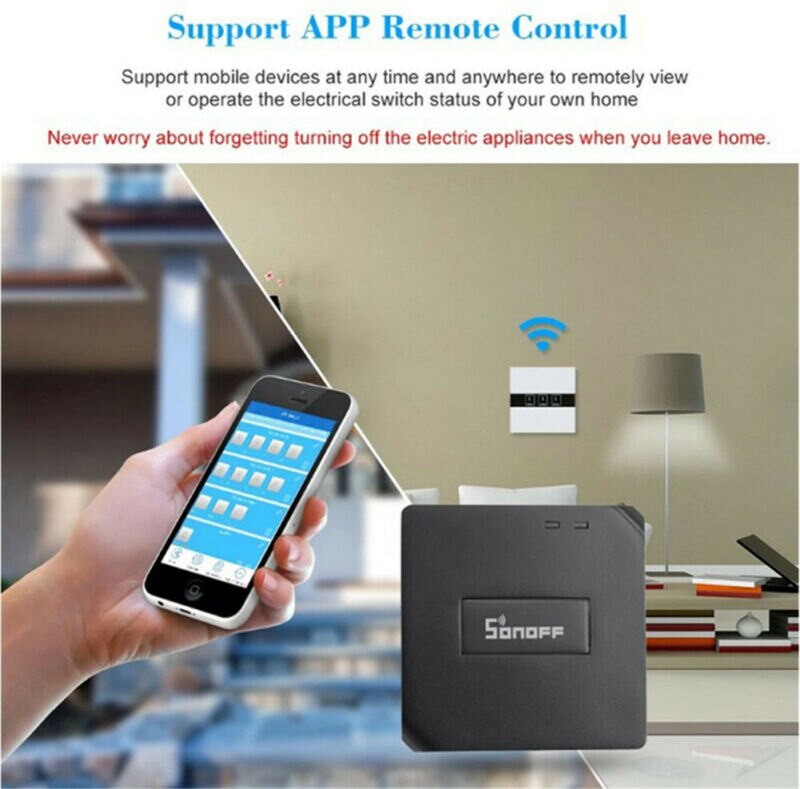 SONOFF RF Bridge Gateway WiFi Wireless RF Switch S... – Grandado