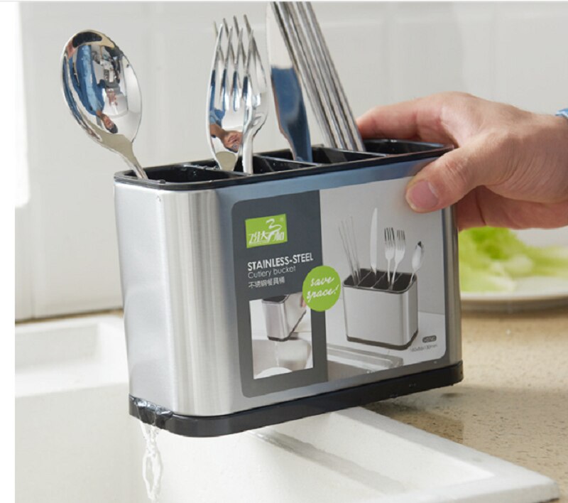 Flatware Cutlery Drainer Stainless Steel Rectangul... – Grandado