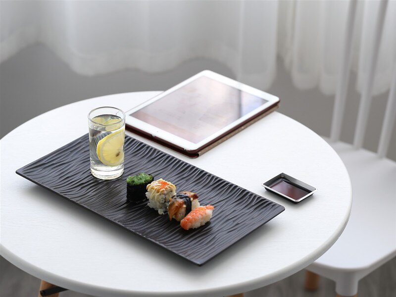 Rectangle Shape Retro Bamboo Pan Plate Fruit Dishe... – Vicedeal