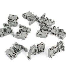 10 Pcs 35mm Din Rail Screw Fixed Terminal Block En... – Grandado