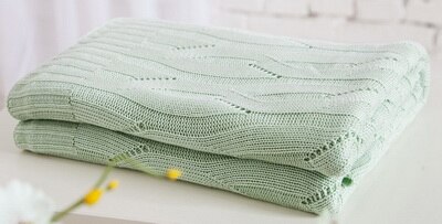 Junwell Bamboo Throw Blanket Bed Cover Bamboo Knit... – Grandado