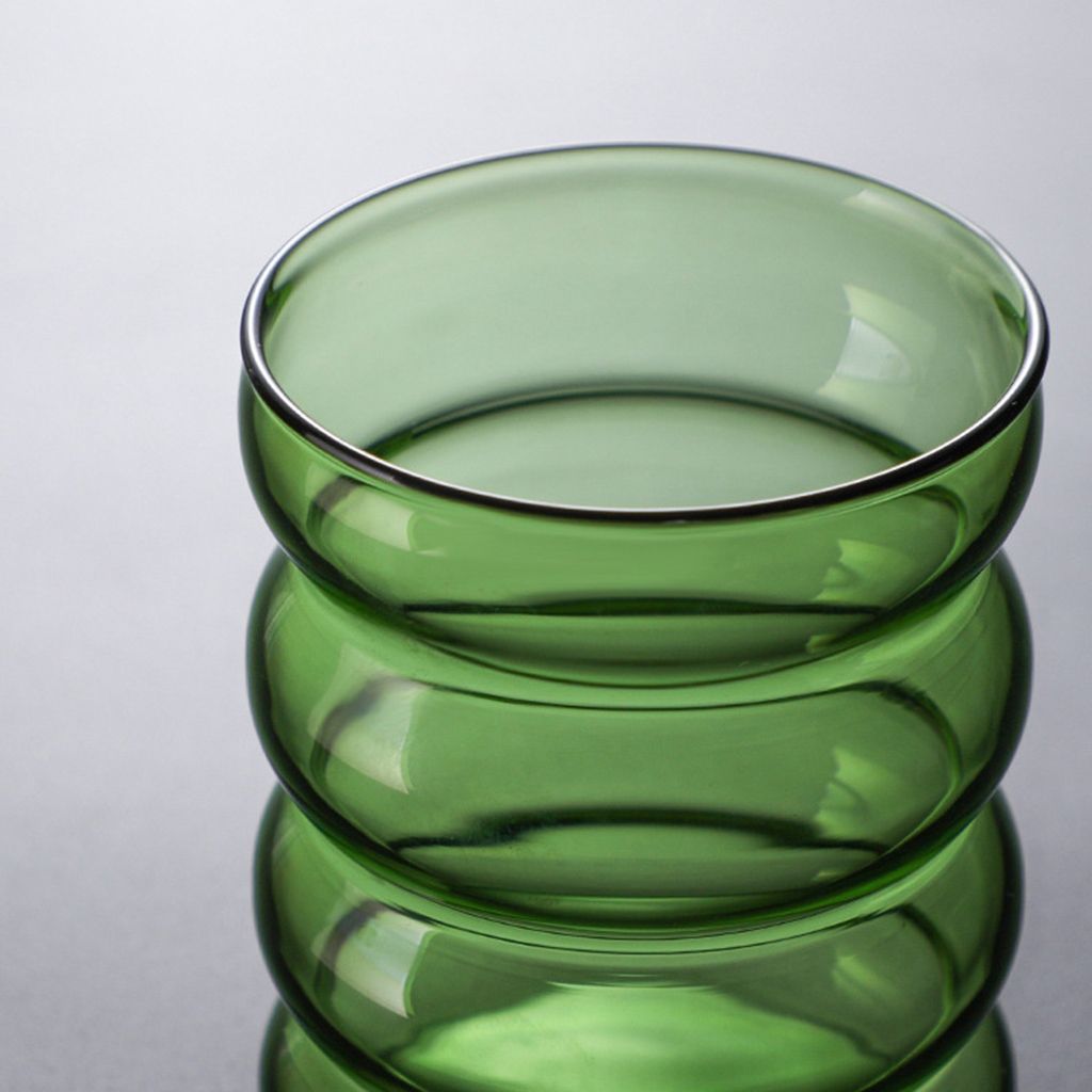 300ML Glass Cup Colorful Transparent Glass Water B... – Grandado