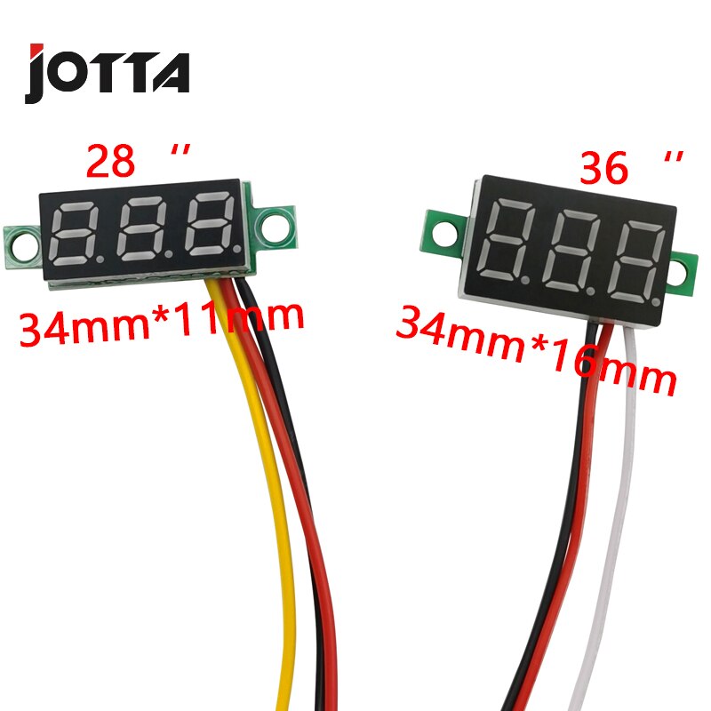 Dc 0-100V Drie-Wire Mini Digitale Voltmeter Voltag... – Vicedeal