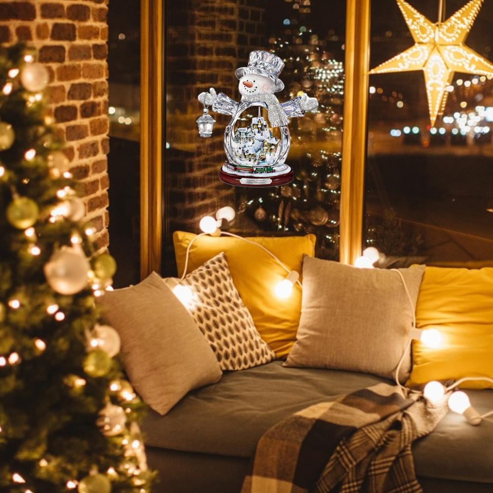 Christmas Tree Rotating Sculpture Train Decoration... – Grandado