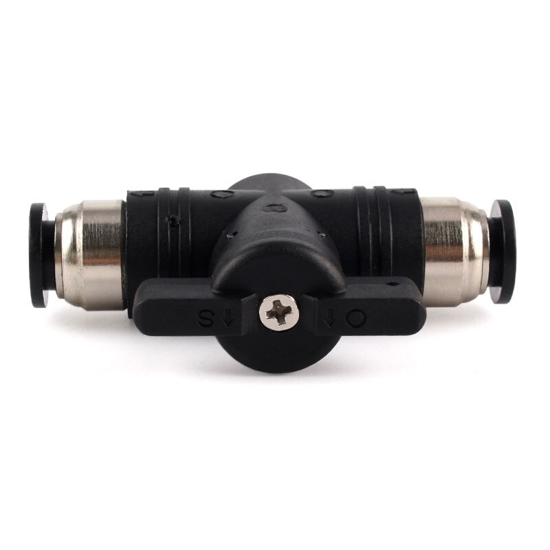 Black Pneumatic Pipe Tube Fitting Switch Manual Ba... – Grandado