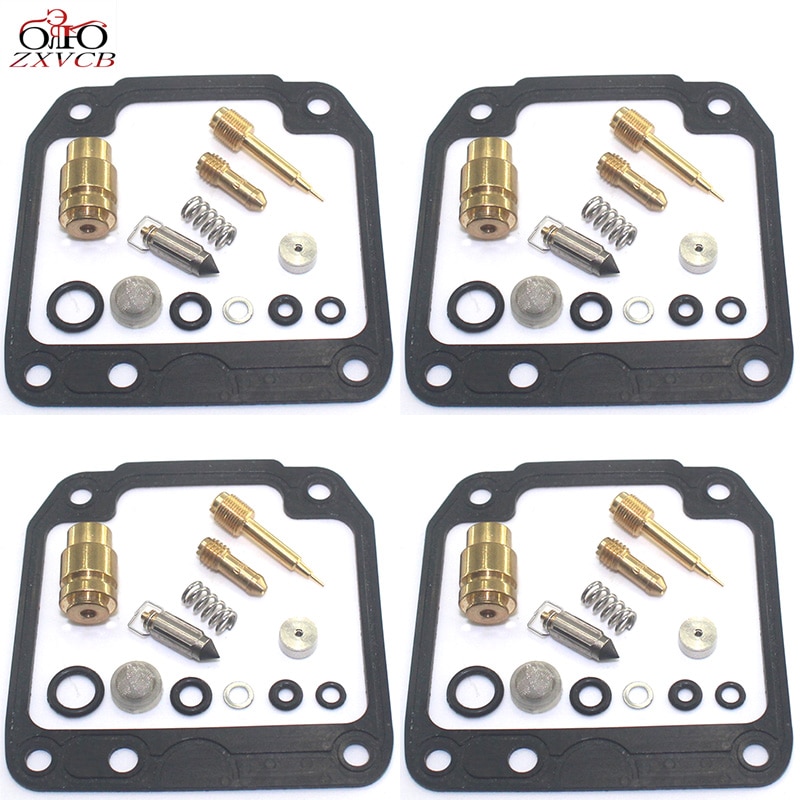 4 sæt til xj550 xj550r 1981-1983 xj 550 520r motorcykel karburator reparationssæt luftskrue dele ...