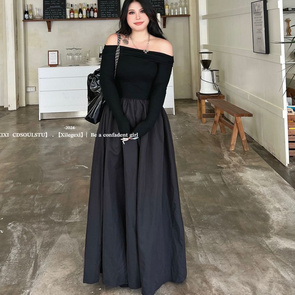 Plus Size 4XL 100KG Women Party Dress Long Sleeve ... – Grandado