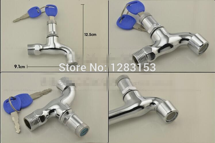 garden water taps outdoor toilet key security lock... – Grandado