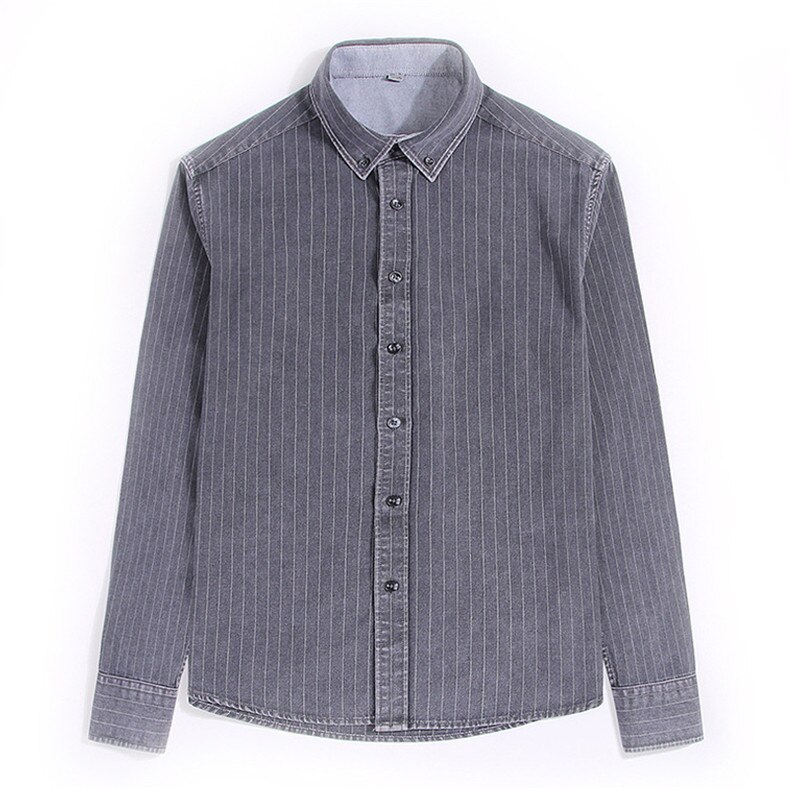 Japanese Style Spring Men's Casual Striped Shirt I... – Grandado