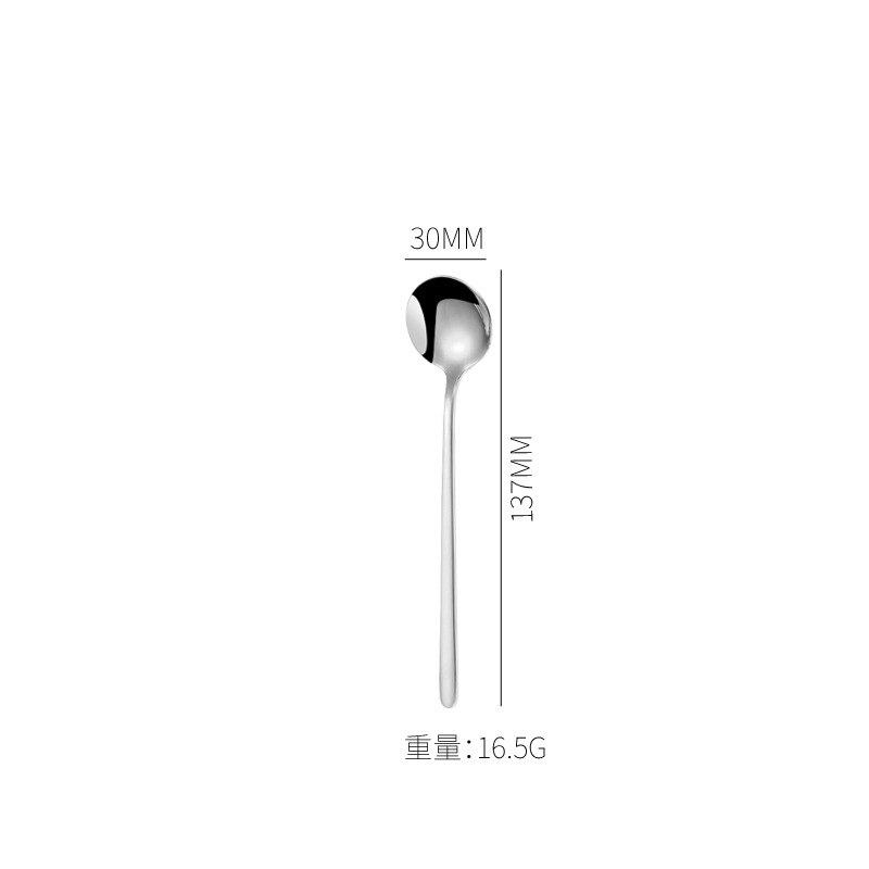 Cutlery Tableware 304 Stainless Steel Spoon Long H... – Grandado
