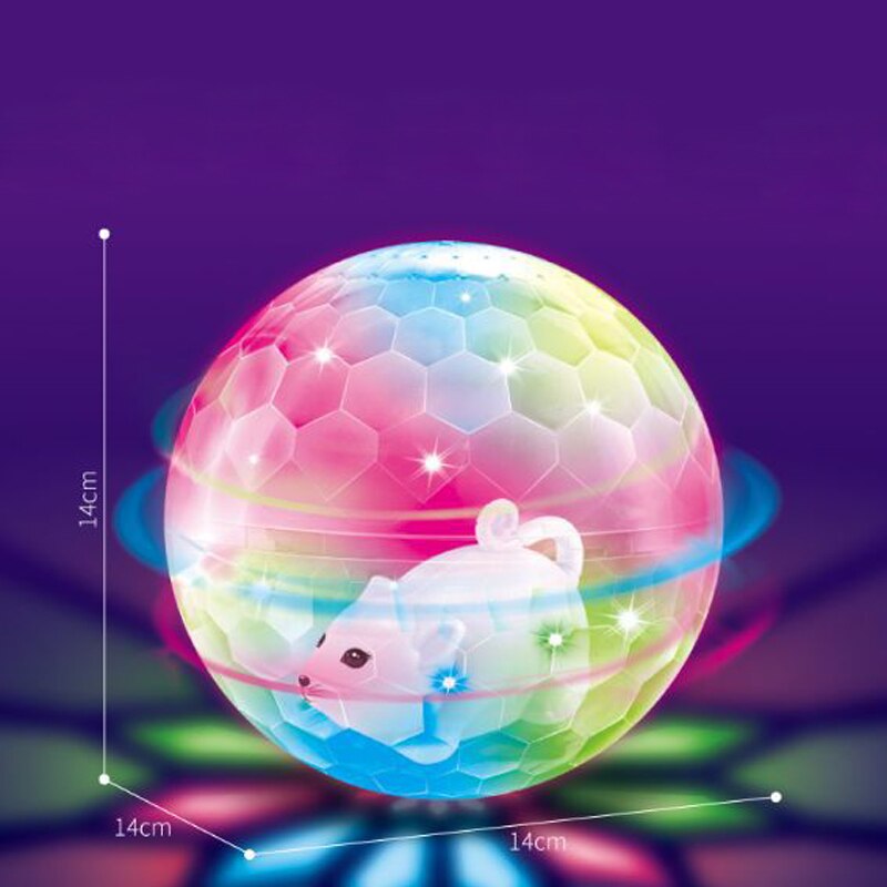 Electric LED Flashing lantern Rotating Mouse Ball ... – Vicedeal