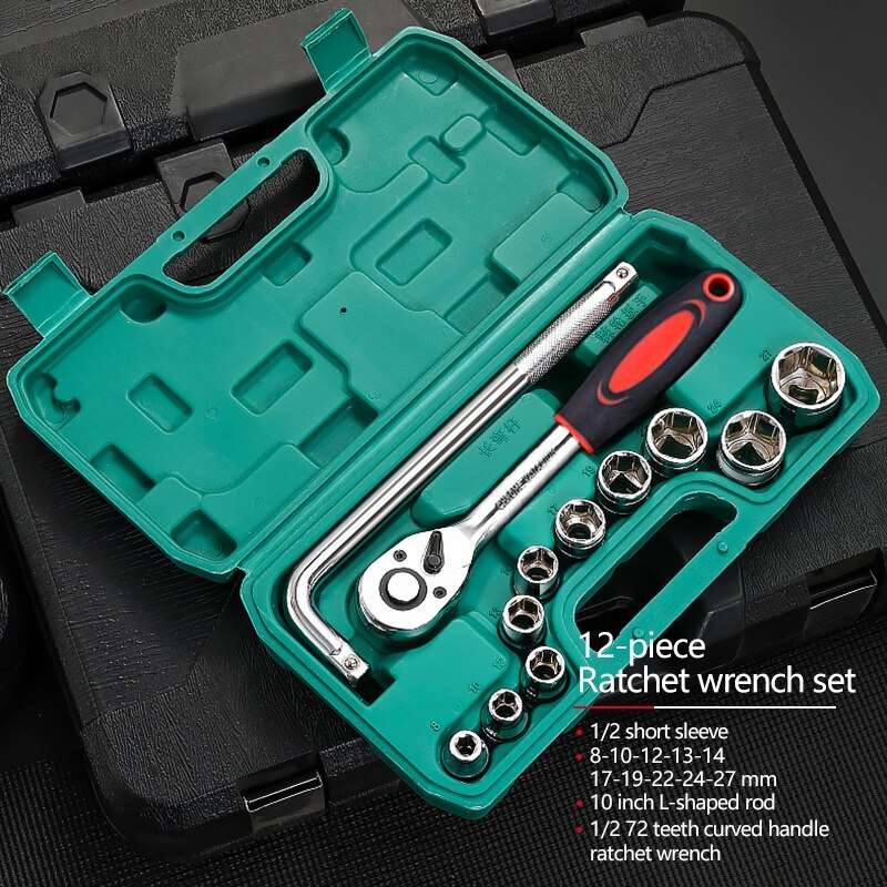 Socket Ratchet Car Repair Tool Wrench Set Head Rat... – Grandado