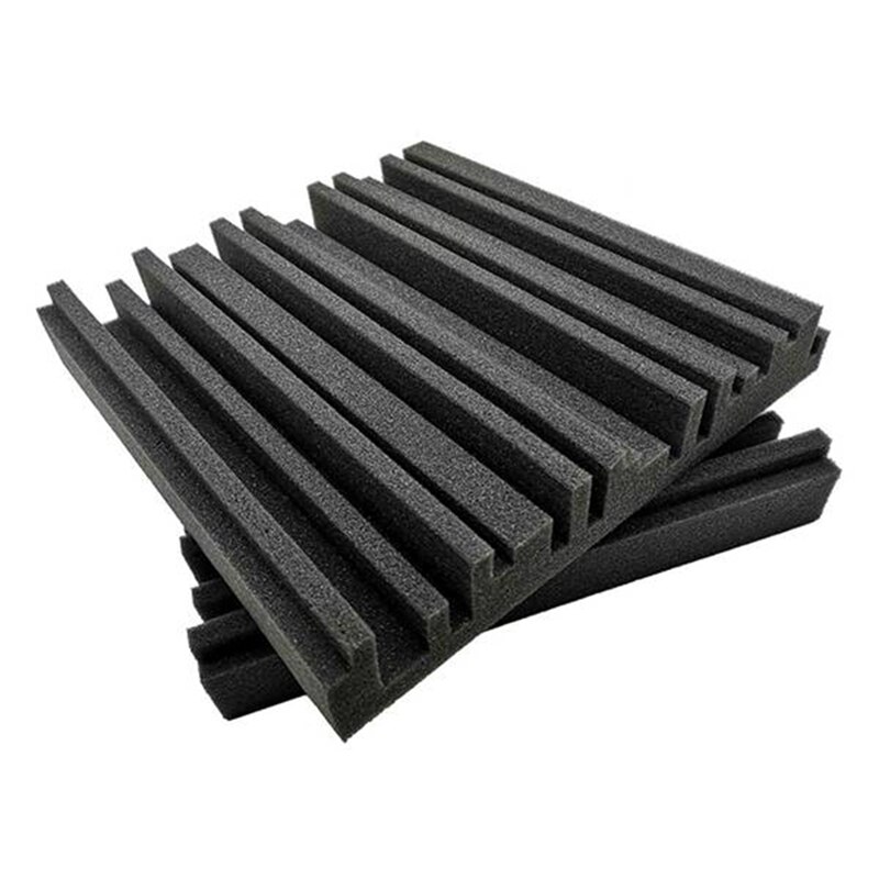 4 Pcs Acoustic Studio Absorption Foam Panel Broadb... – Grandado