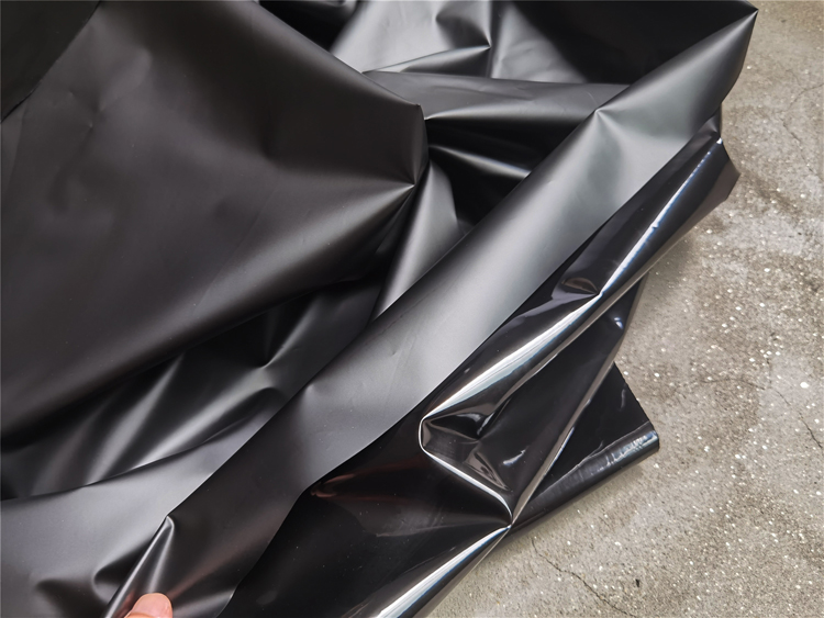 Opaque TPU Fabric Black White PVC Waterproof DIY R... – Grandado