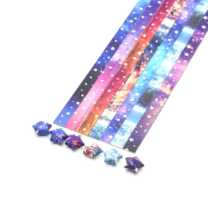 175pcs Galaxy Lucky Star Paper Print Star Origami ... – Grandado