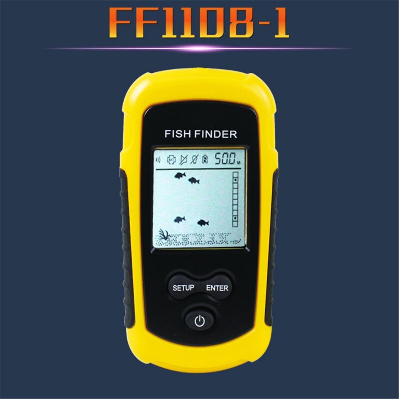 100M Fish Finders Sonar LCD Fish Echo Sounder Fish... – Grandado