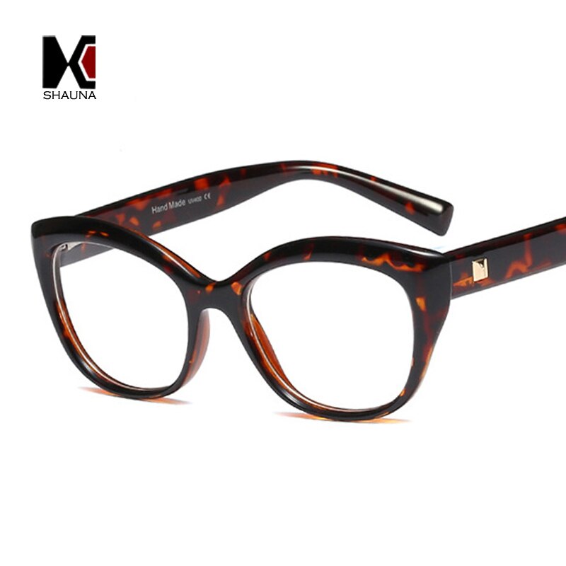 SHAUNA Spring Hinge Retro Cat Eye Eyeglasses Frame... – Vicedeal