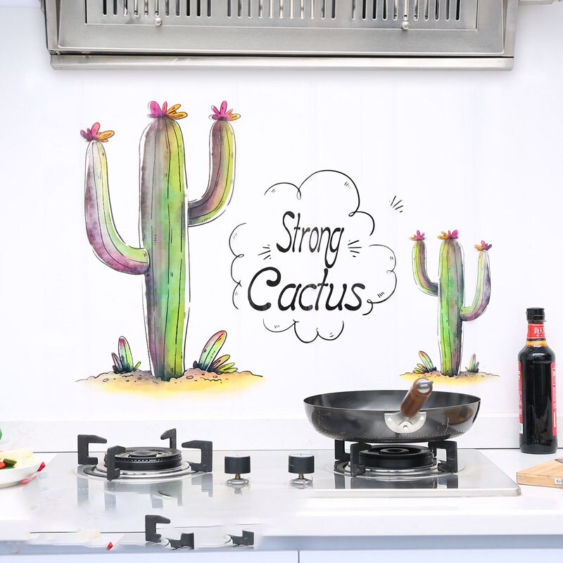 Kitchen Cartoon Self-Adhesive Oil-Proof Stickers S... – Grandado