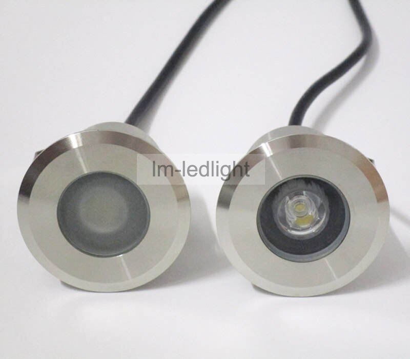 Stainless Steel floor light 1W dia52mm IP68 waterp... – Grandado