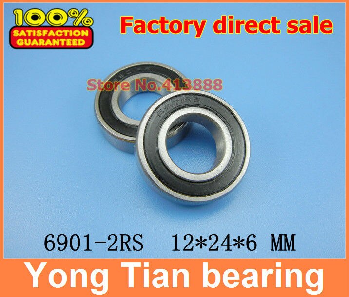 deep groove ball bearing 6901 2RS 6901-2RS 61901-2... – Grandado